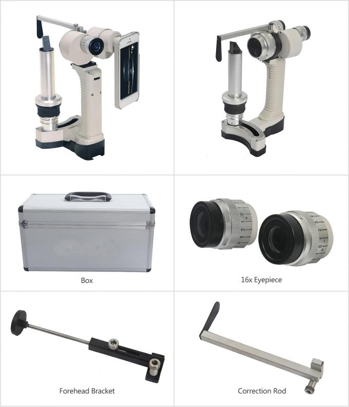 Horizontal ±30° Slit Angle Hand Held Slit Lamp With White LED ...
