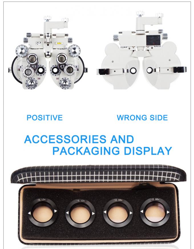 VT-5B Manual Optometry Phoropter Minus Cylinder Lenses ±0.25D Cross ...