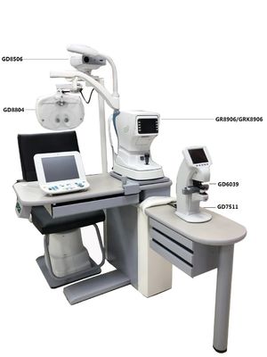 Modern Design Optical Chair Unit , Ophthalmic Examination Unit With LED ...