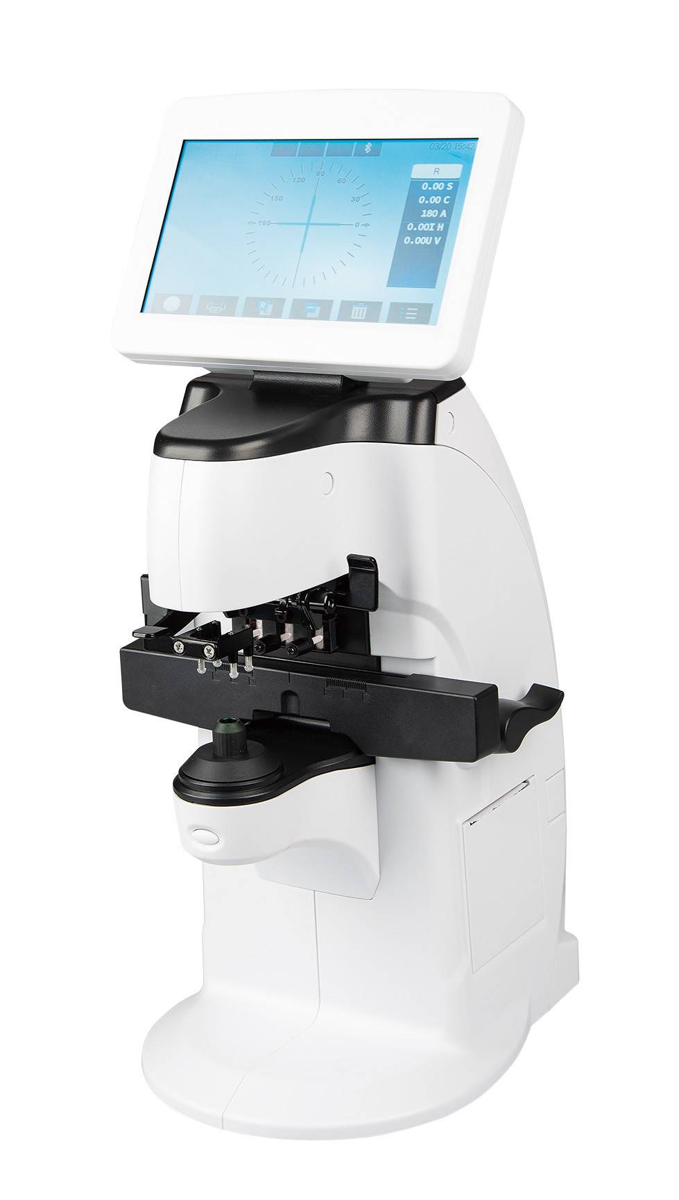 Auto Lensmeter Focimeter White Black Color for option SPH -40.00 to +25 ...